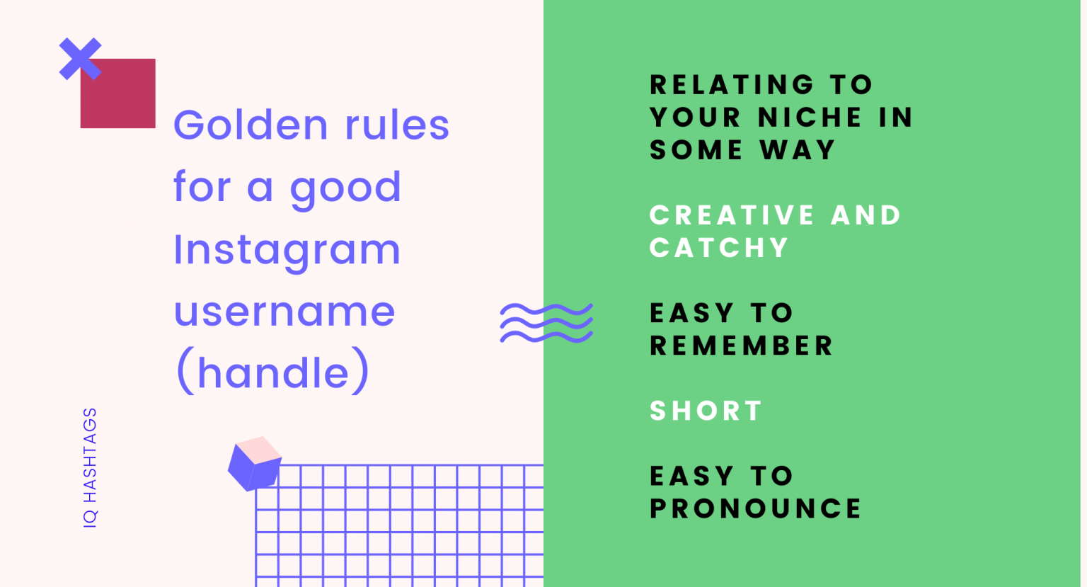 Instagram Username Rules: 5 Qualities of a Good Instagram Username ...